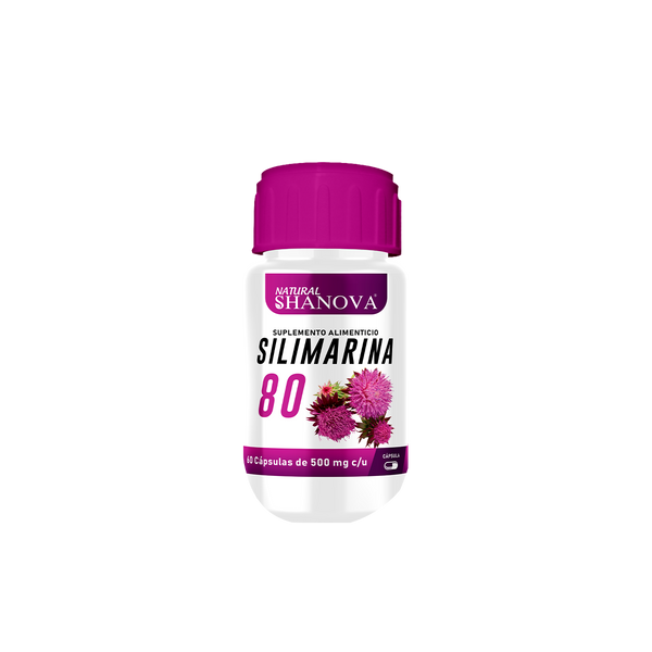 Silimarina 80% 60 Caps 500mg para Salud Hepática – Natural | Shanova