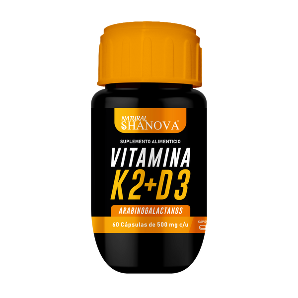 Vitamina K2 + D3 con 60 Cápsulas para Salud Ósea y Cardiaca – Natural ...